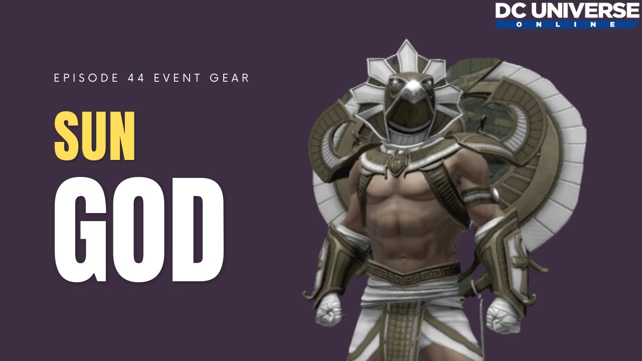 DCUO Test Server [Ep 44]: Sun God Event Gear [Male] - YouTube