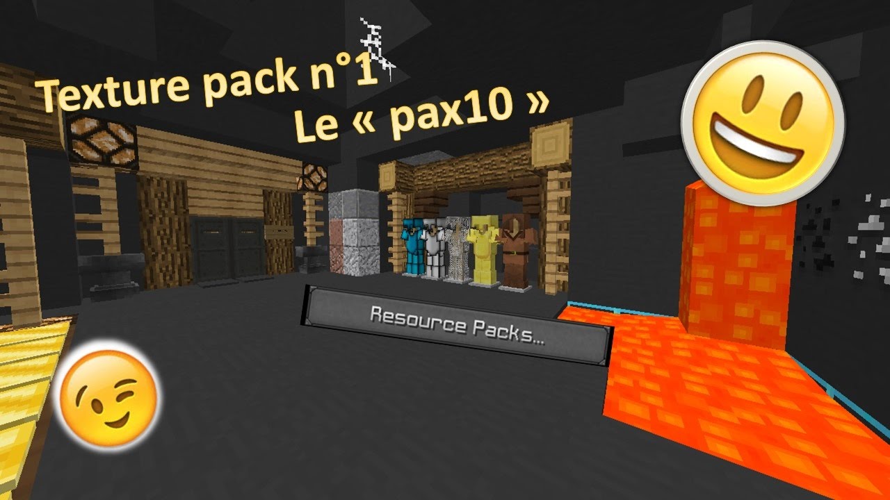 Texture pack n°1 : Le pax10 - Minecraft - IwaYori - YouTube