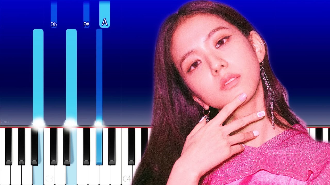 Blackpink JISOO - FLOWER (Piano Tutorial) - YouTube