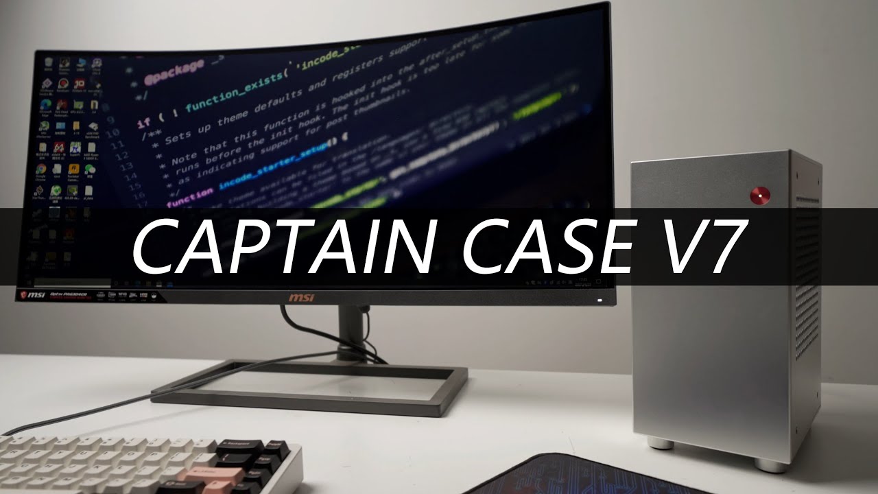Captain Case V7 装机展示 - YouTube