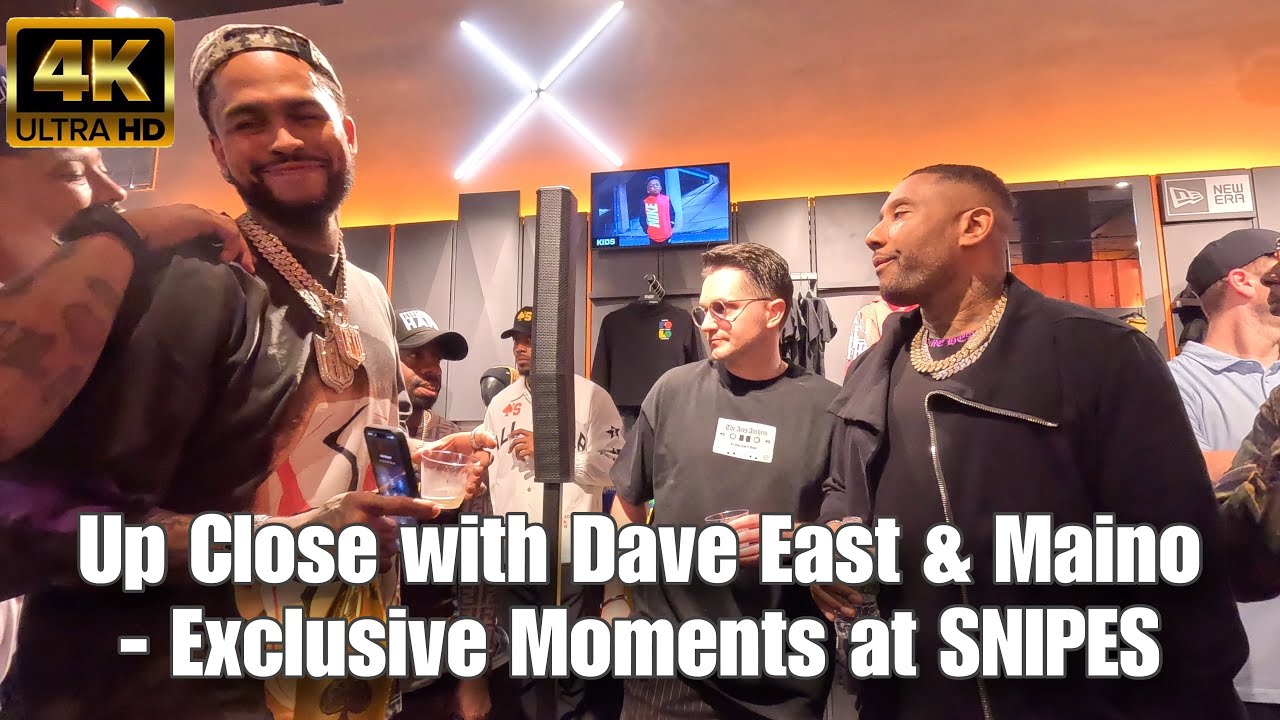 Part 3: Up Close with Dave East & Maino - Exclusive Moments at SNIPES - YouTube
