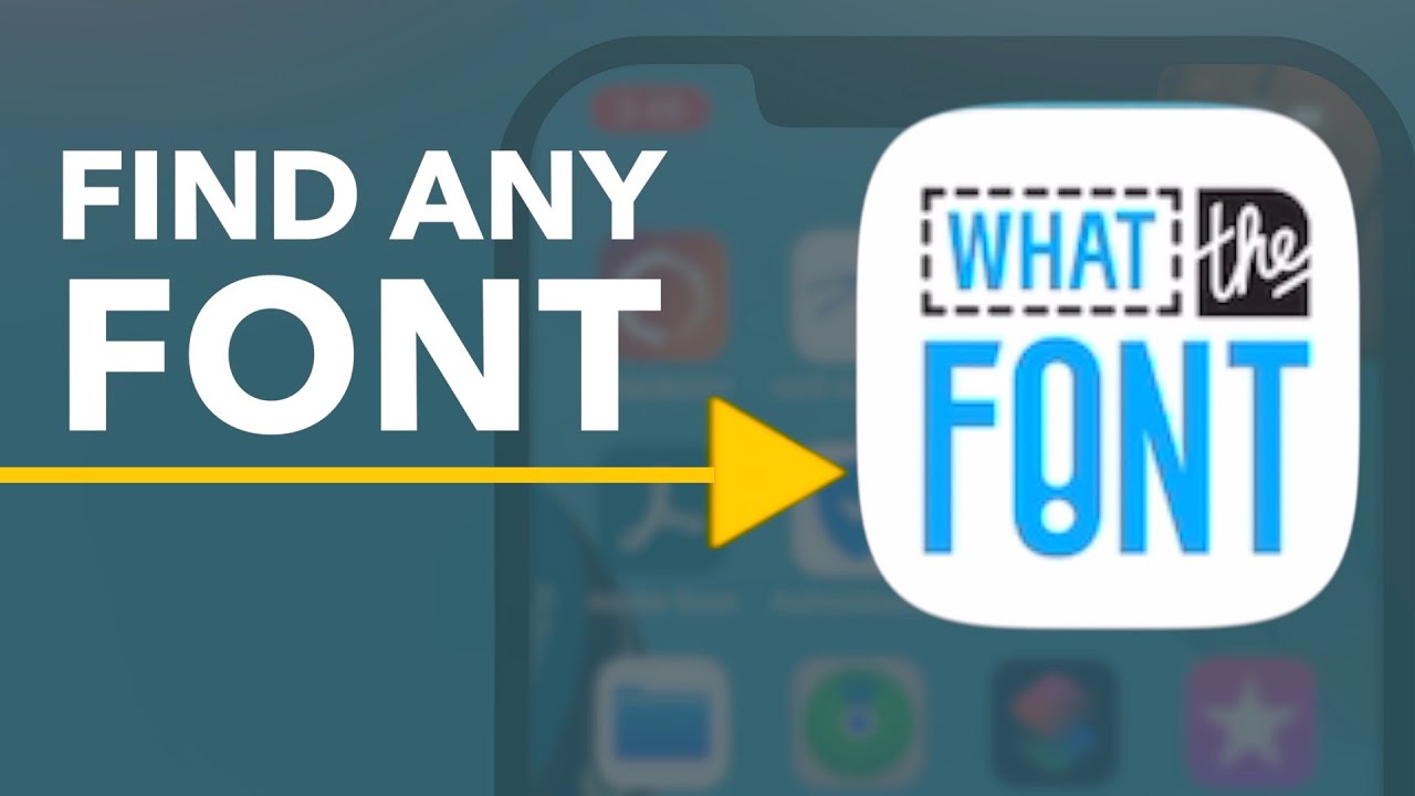 Find any Font with this Free iPhone or Android Tool [FREE FONT FINDER ...