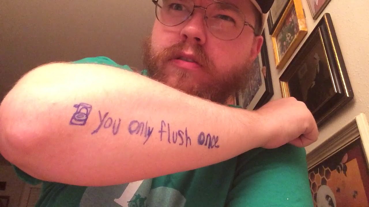 You only flush once - YouTube