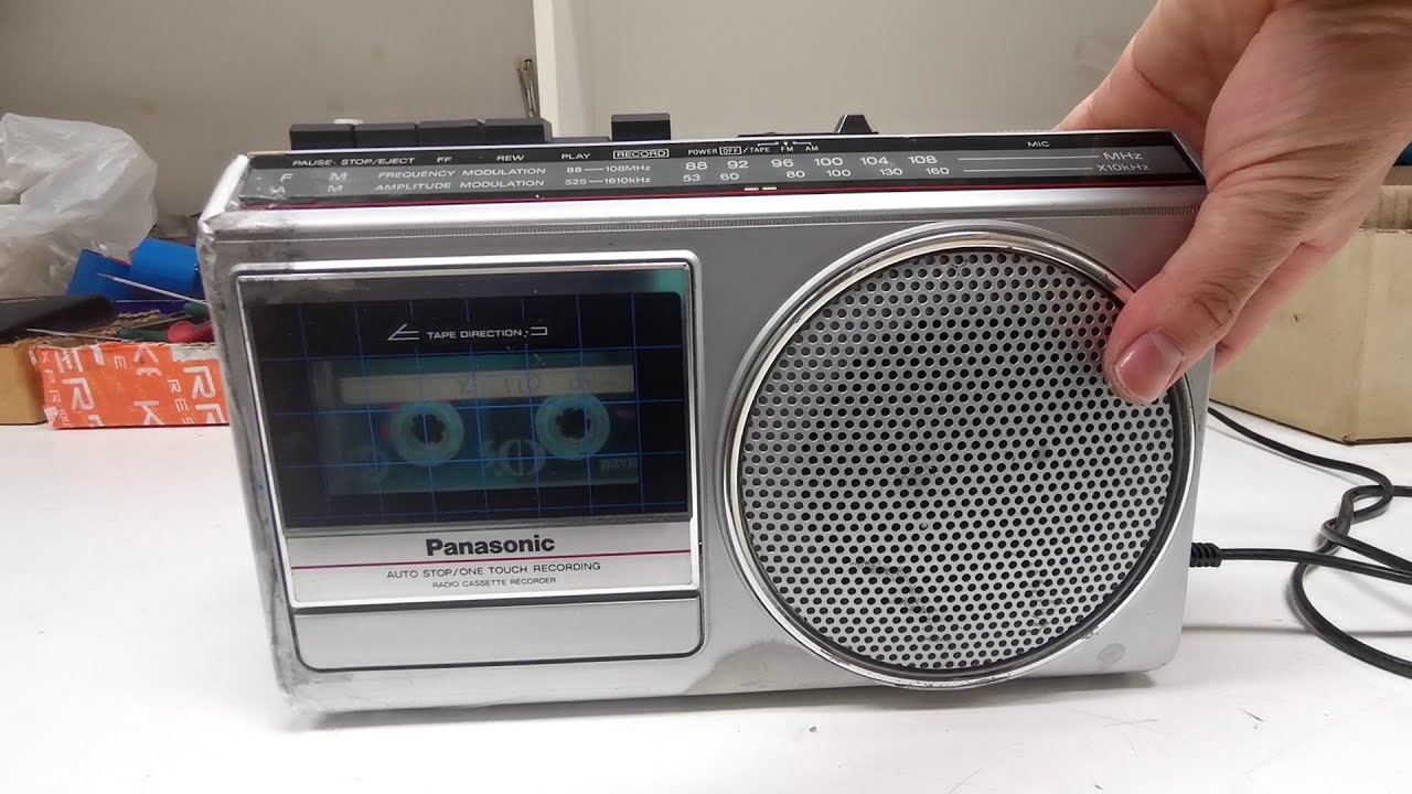 Panasonic RX-1210 [220V] เครื่องเล่นเทป+วิทยุ วินเทจ - YouTube