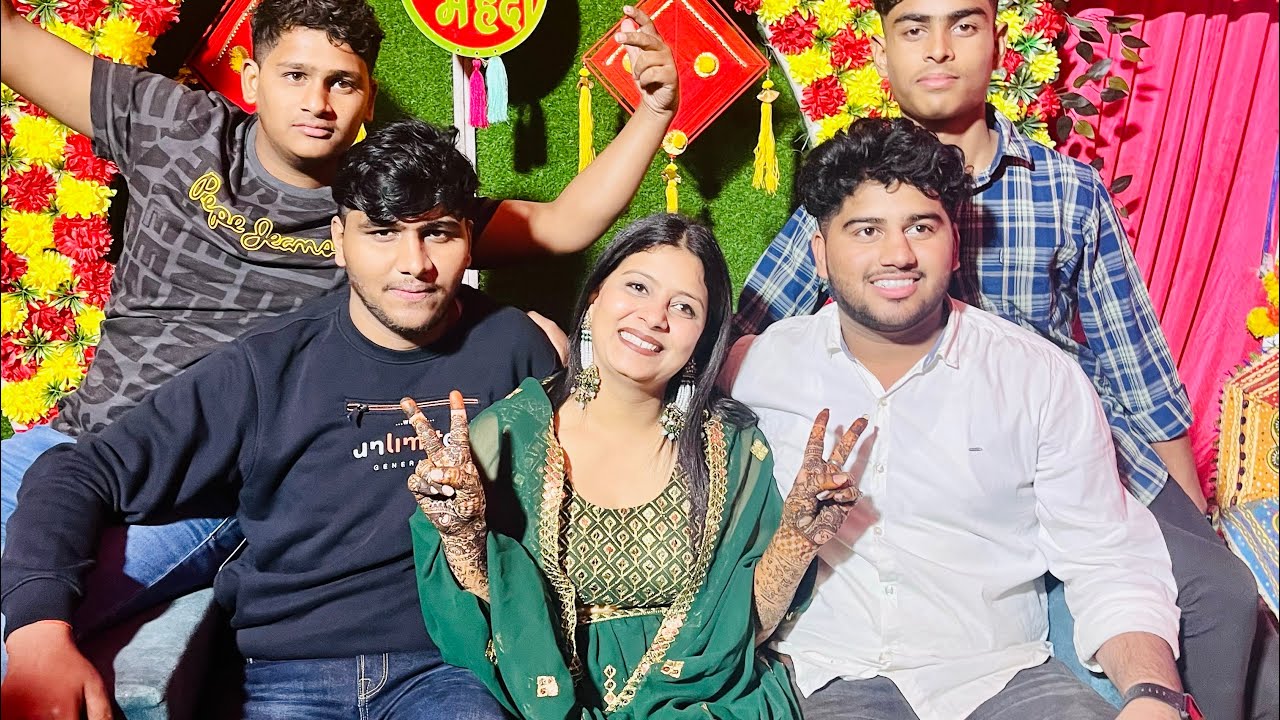 Mehndi ka Dinn || Full Vlog || SakshiThakurVlogs || Wedding Full Vlog ...