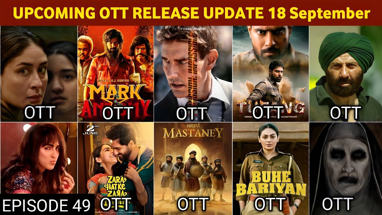 Upcoming OTT Movies Release Updates September to November Month | MI 7 ...