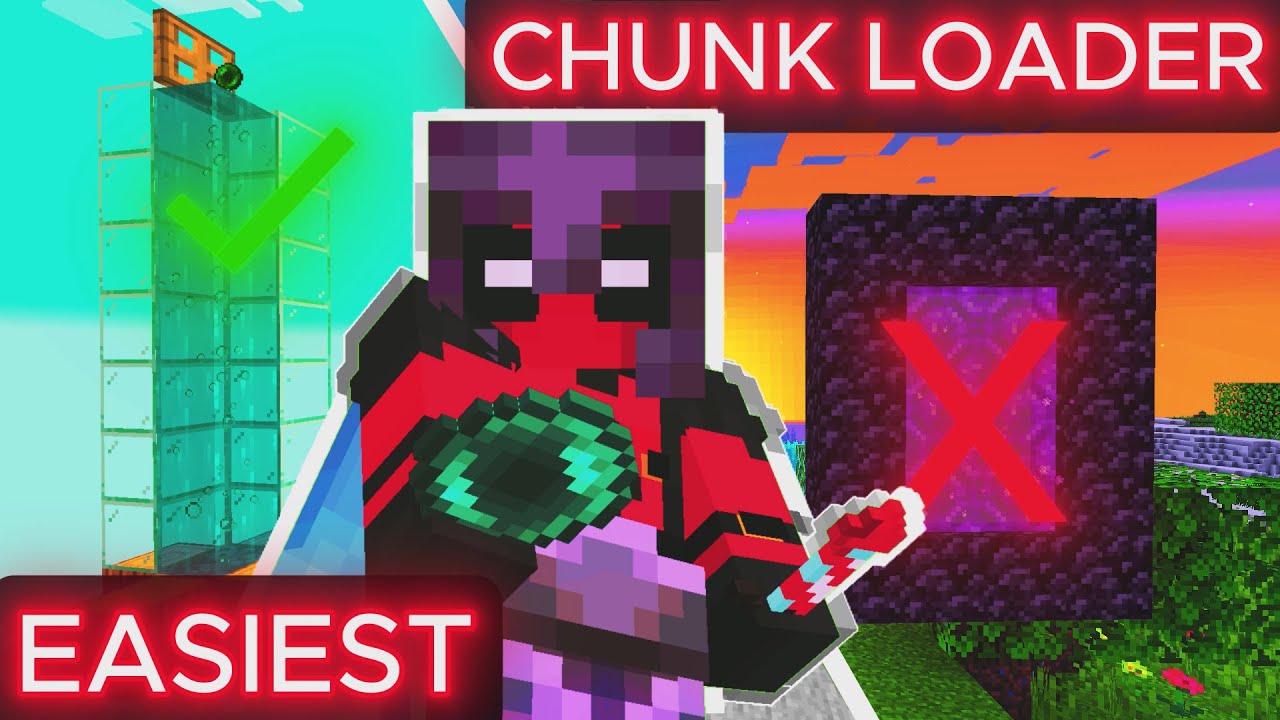 The Easiest Minecraft CHUNK LOADER You’ve NEVER Seen – No Redstone, No ...