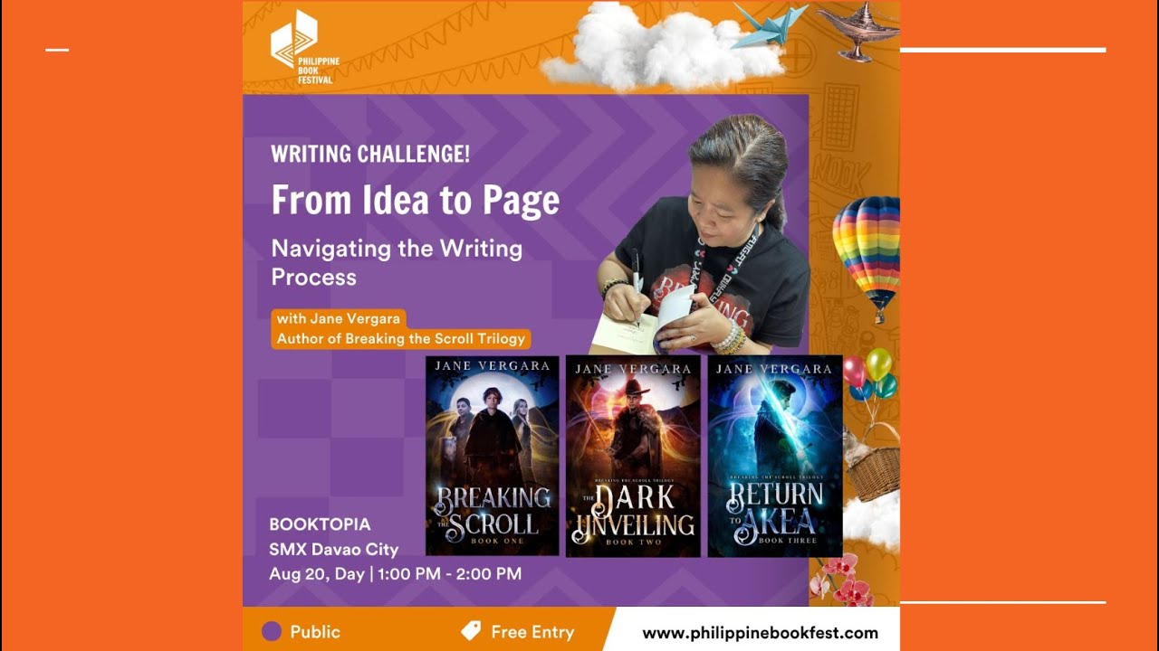 From Idea to Page - How to Write a Book | Book Talk - Philippine Book ...