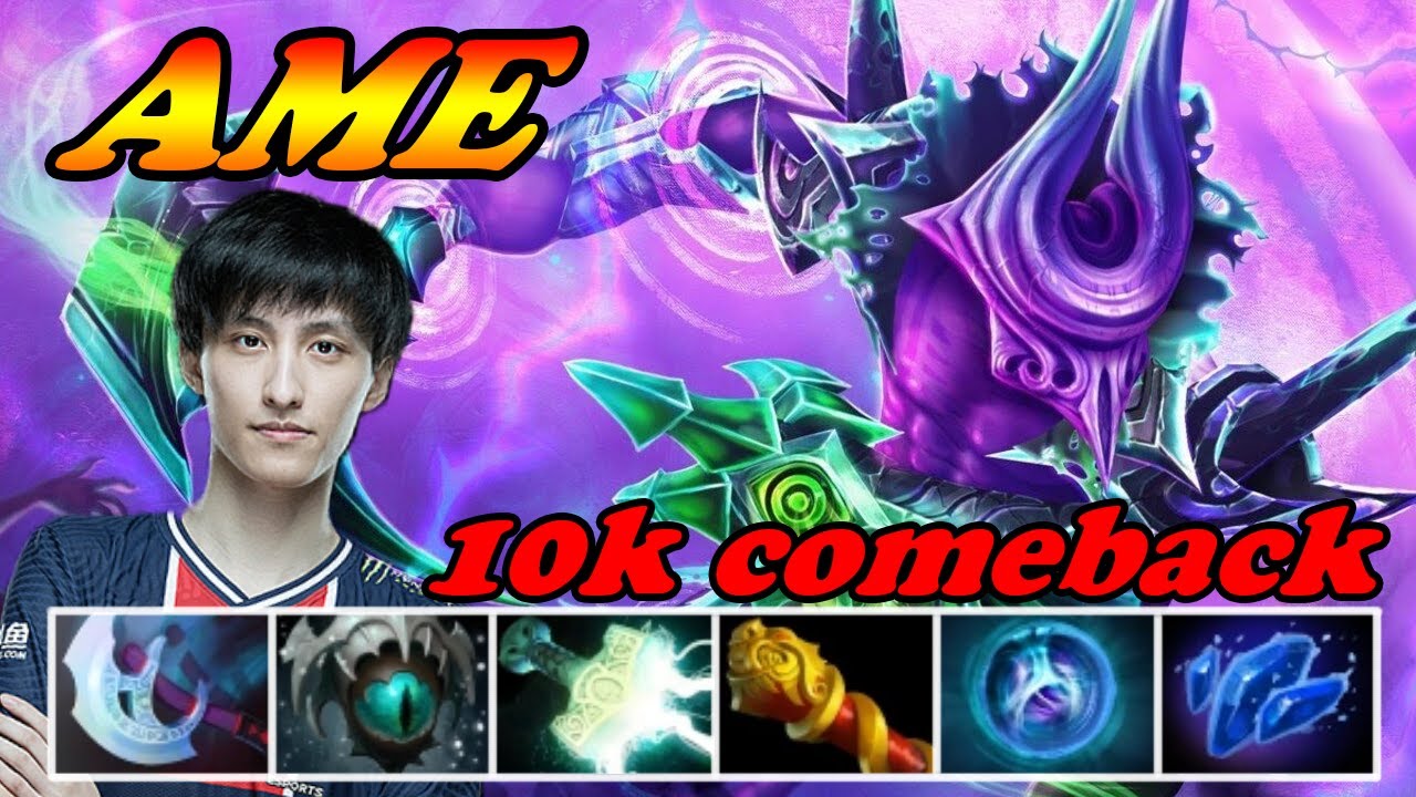 Ame Grandmaster Faceless Void 10k comeback crazy damage | 7.33 Immortal Best Ranked Gameplay ...