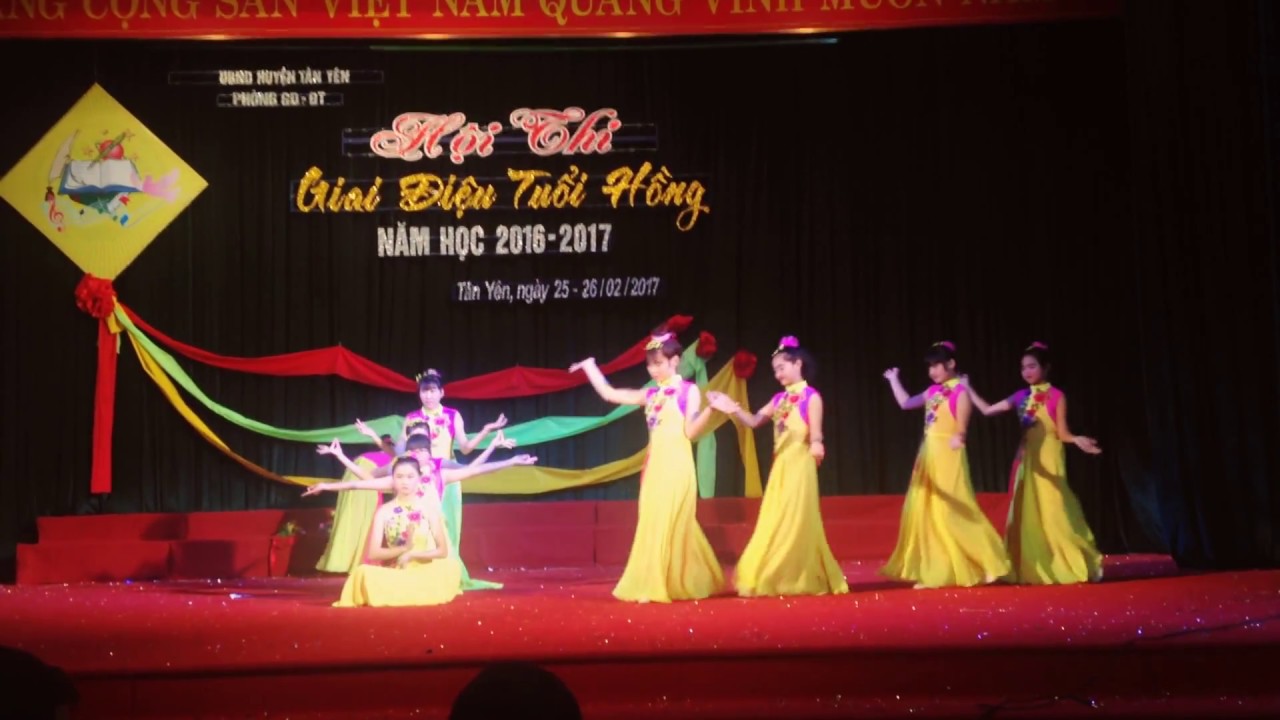 Dáng xuân- THCS Lam Cốt - YouTube