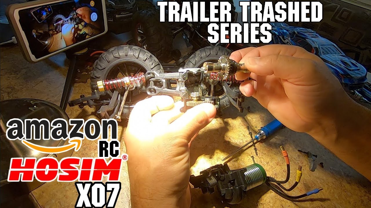 Hosim X07 Amazon Rc Part 5 what Broke? - YouTube