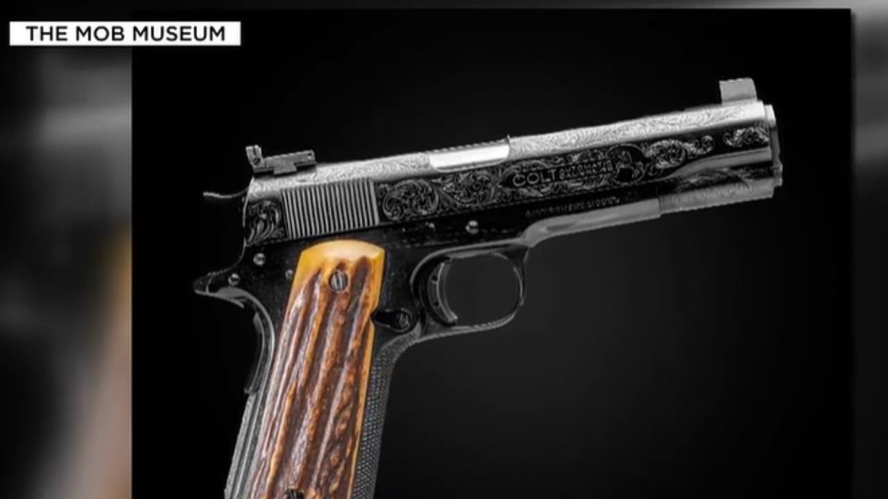 Al Capone's 'Sweetheart' pistol now with The Mob Museum - YouTube