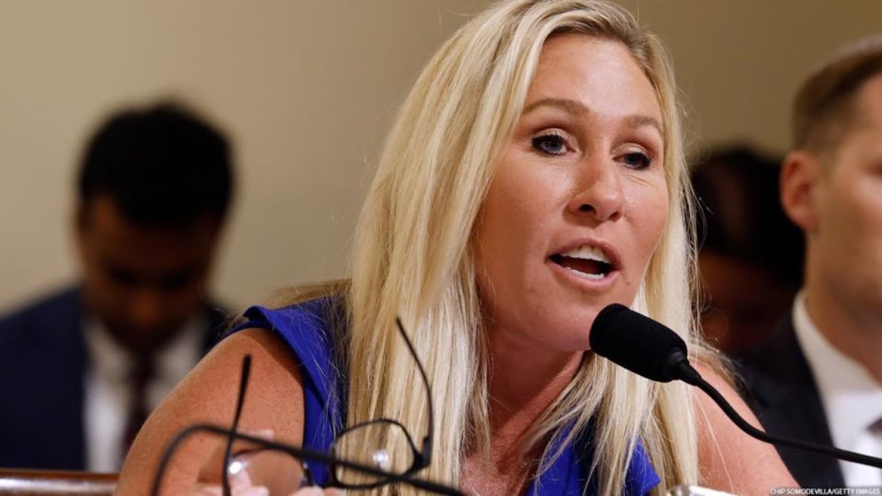 Marjorie Taylor Greene Shows Off Her Huge Size In New Photo - YouTube