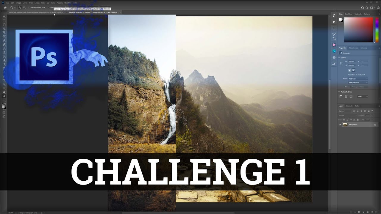 Adobe Photoshop Training Video | Challenge 1 | 14 - YouTube