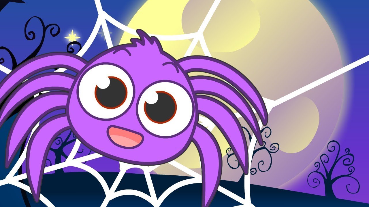 ITSY BITSY SPDIDER HALLOWEEN Spider Song 🕸 Nursery rhymes - YouTube