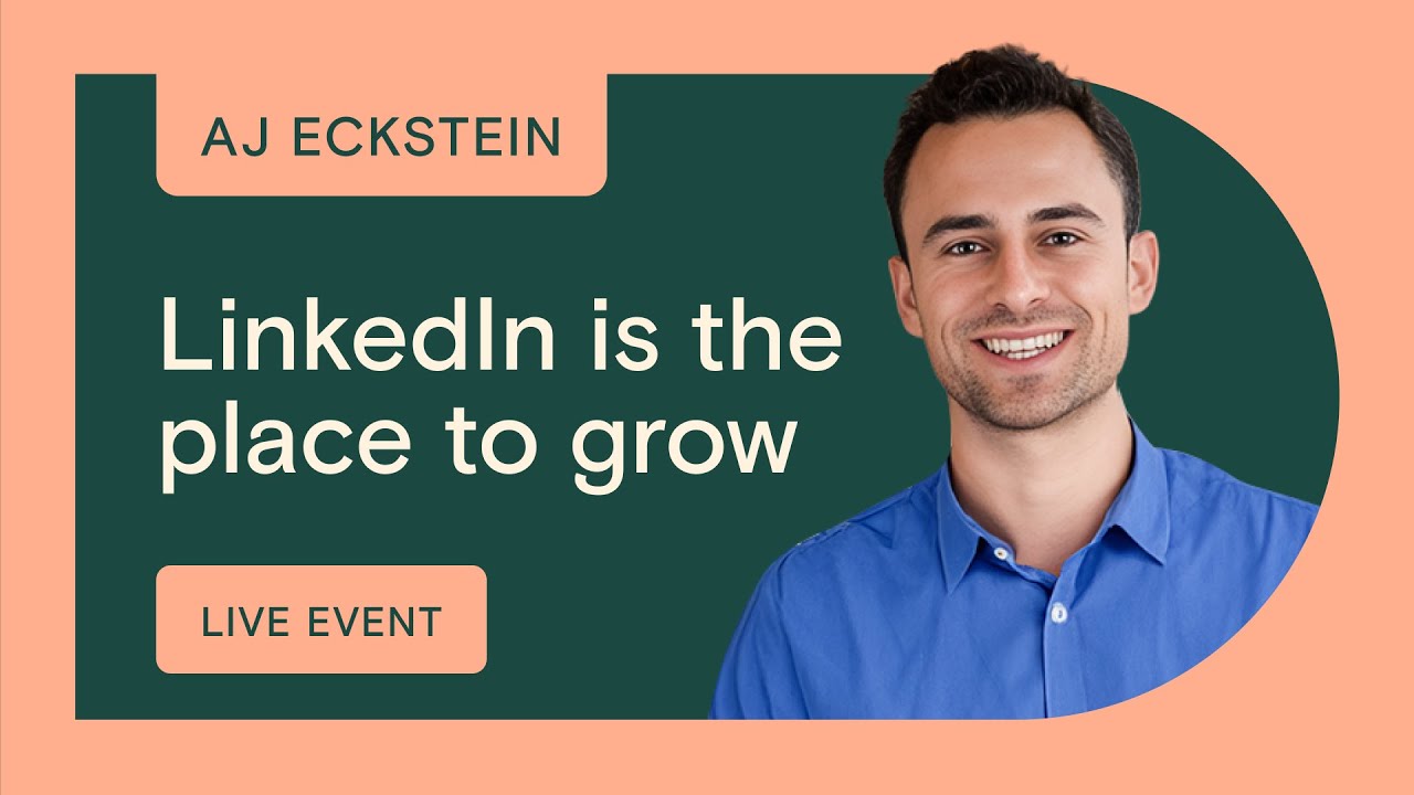 LinkedIn expert reveals: How to maximize LinkedIn for creators with AJ Eckstein - YouTube