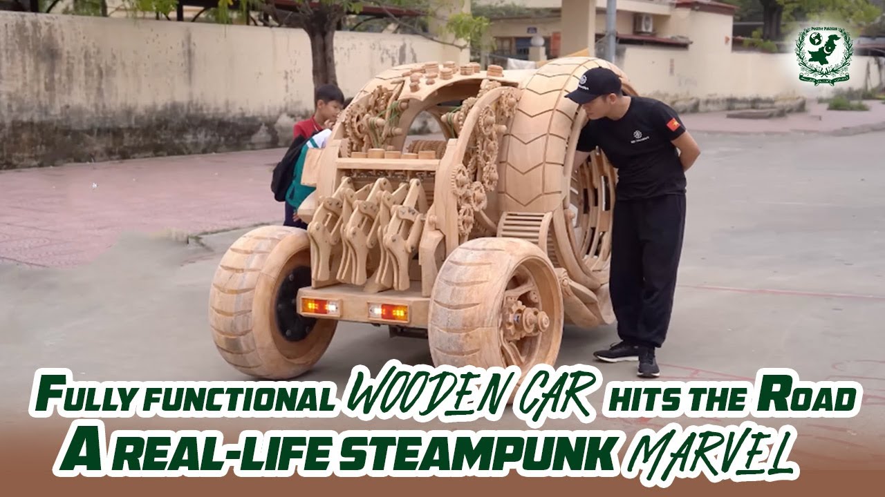 🚗 Wood, You Believe it? Fully Functional WOODEN Car Takes to the Road A ...