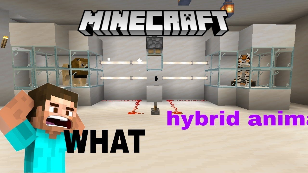 MINECRAFT ZOO hybrid animal - YouTube