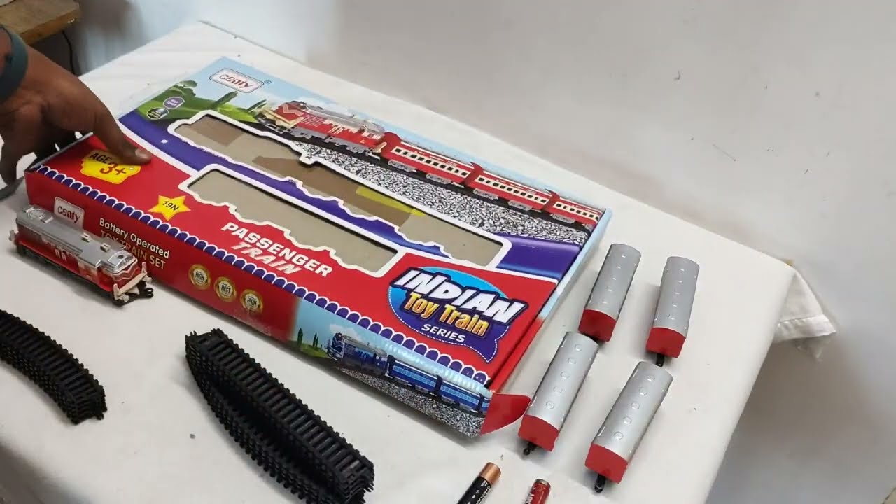 UNBOXING MINIATURE TOY TRAIN | FUN | ENTERTAINING | JO JO TOYS - YouTube