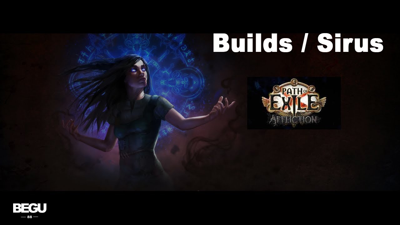 Talking Builds and fighting Sirus - PoE 3.23 Affliction - YouTube