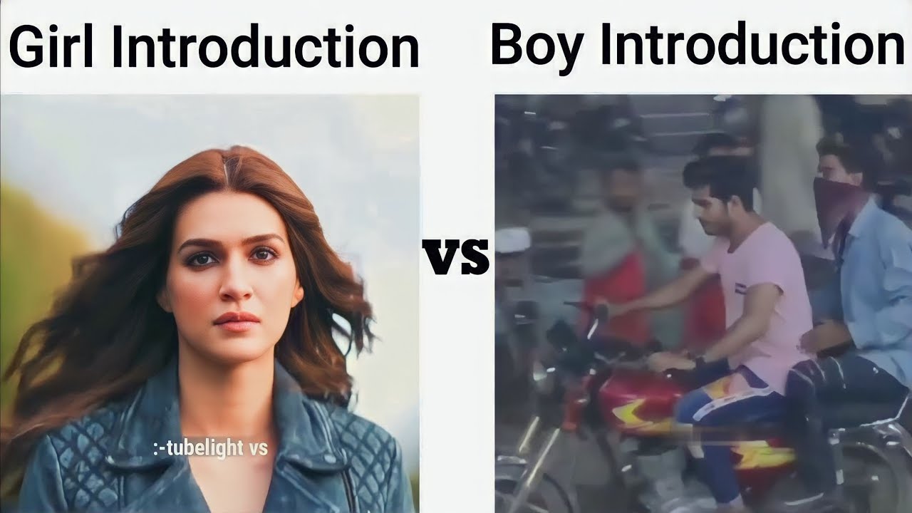 Girl Introduction💃🏼VS Boys Introduction 🕺🏻😂😂#memes #girlsvsboys # ...