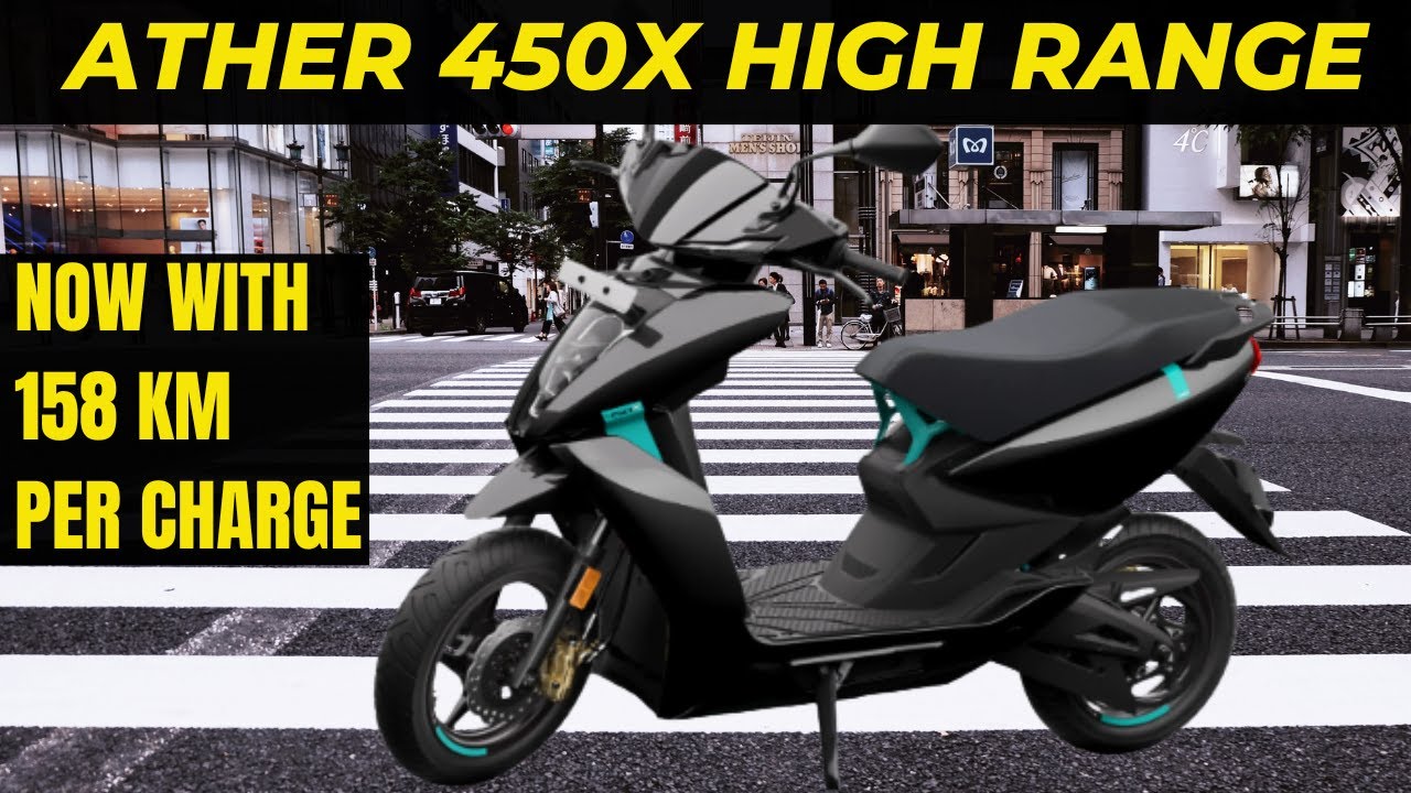 All New Ather 450X HR Variant Launched 😍With 158 Kms Range At Shocking ...