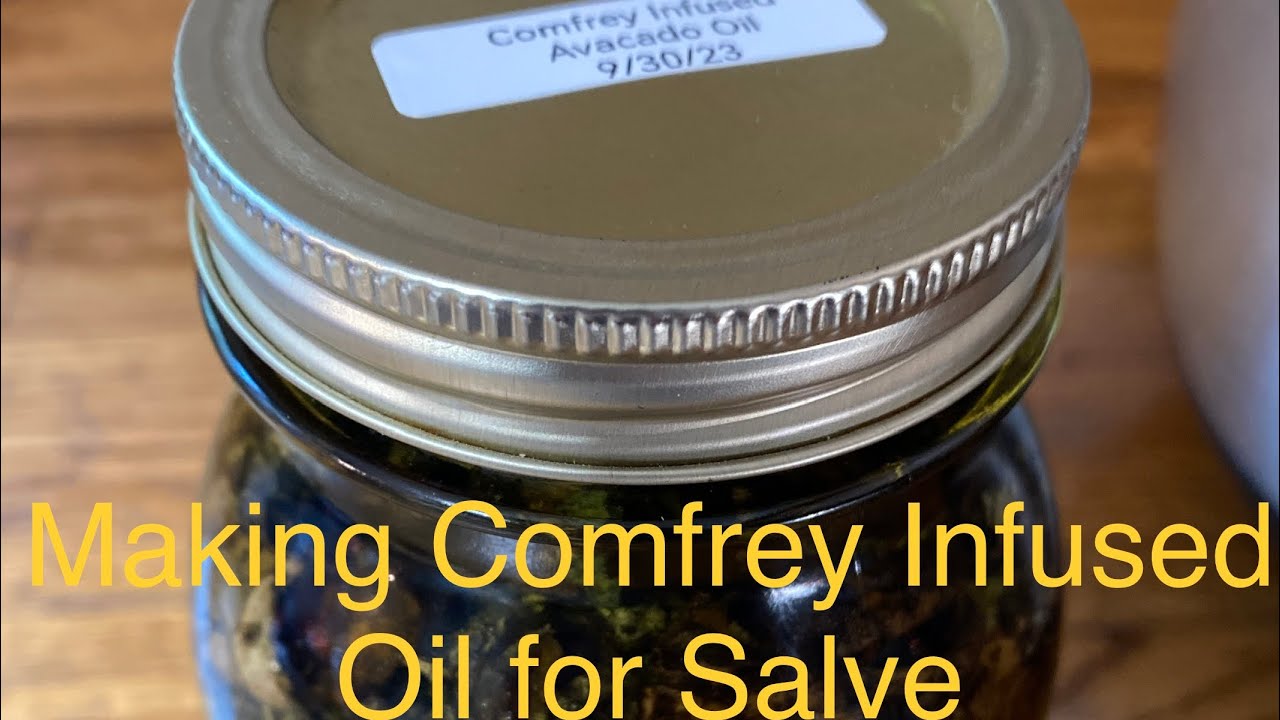 Ep. 164: **SUPER EASY** Making Comfrey Infused Oil for Salve - YouTube