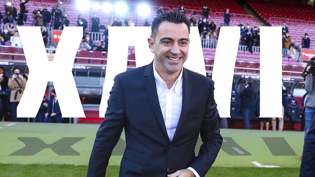 Xavi’s presentation from the inside (EXCLUSIVE FOOTAGE) 💙 ️🔝 - YouTube