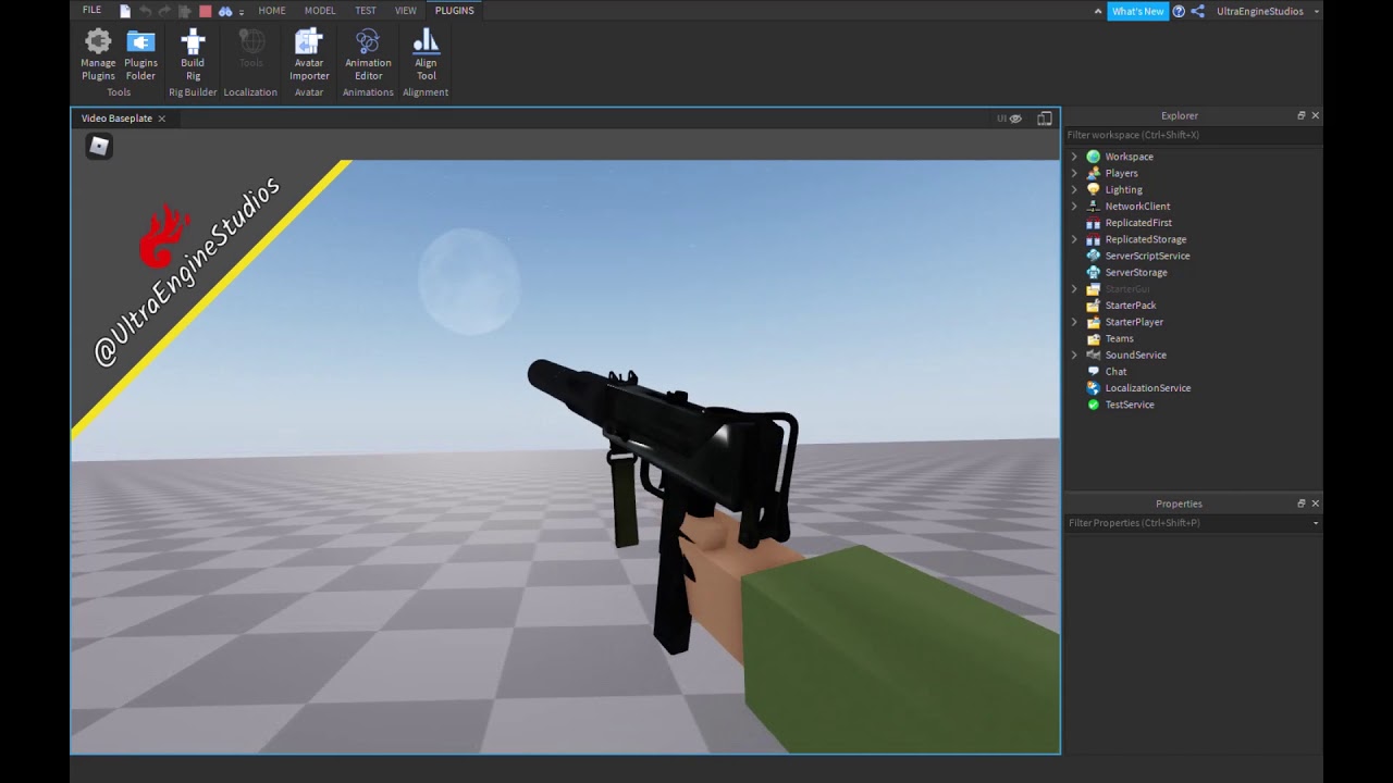 MAC-10 Remastered Animation | Roblox - YouTube