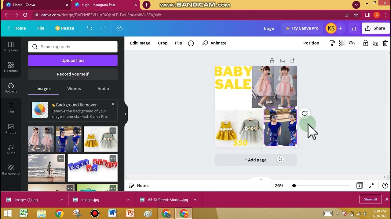 How To Edit Instagram Post in Canva - YouTube