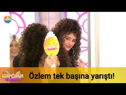 Özlem tek başına yarıştı!