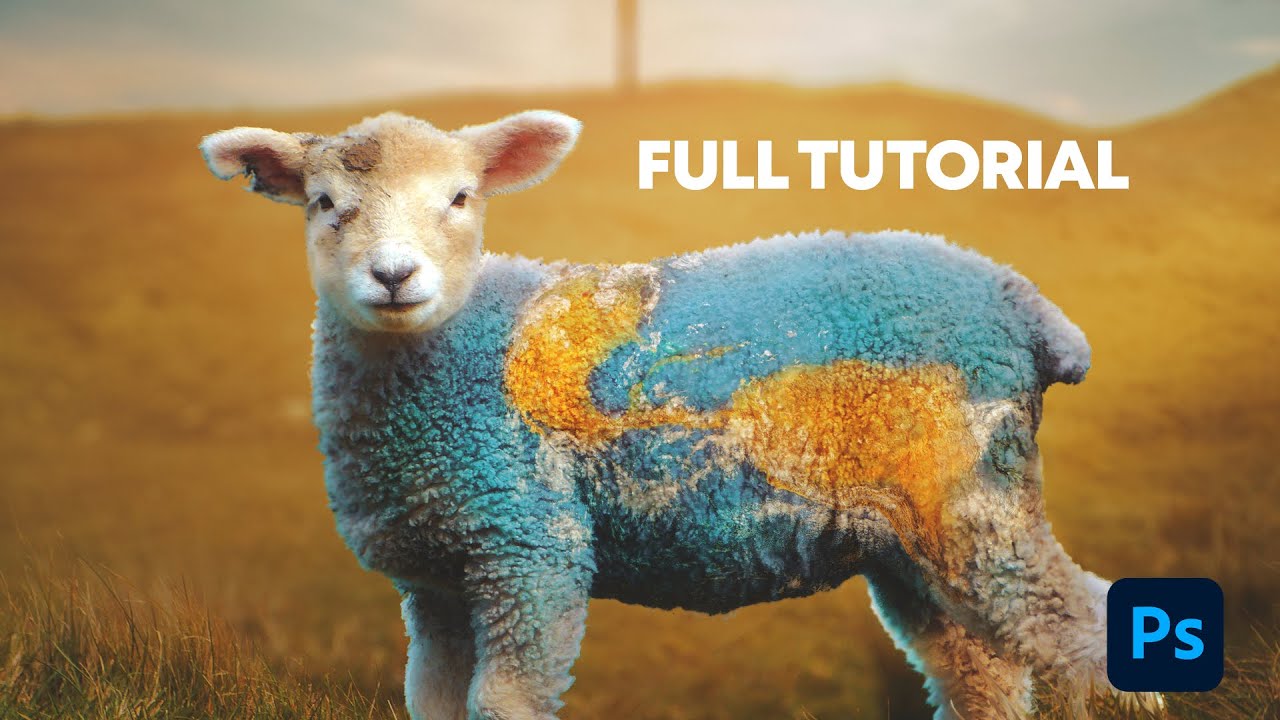 Photoshop Tutorial - The Lost Sheep - YouTube