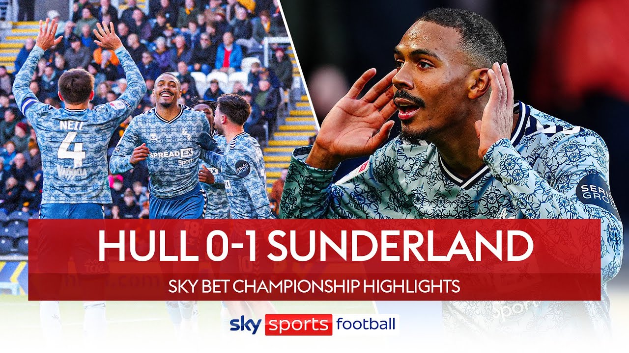 Wilson Isidor's INCREDIBLE run seals top spot for Black Cats 📈| Hull 0 ...