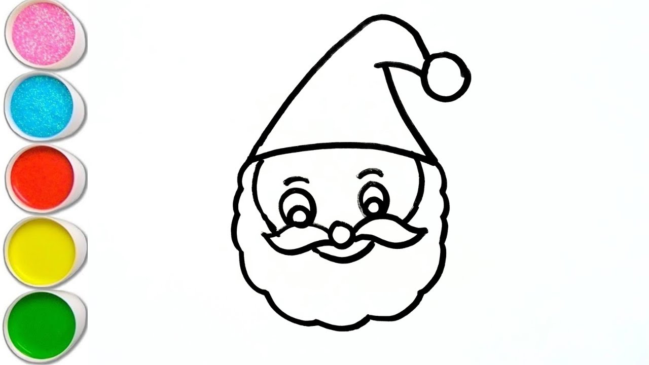 How to Draw Santa Claus Step by step| Christmas Drawing| Easy Santa ...