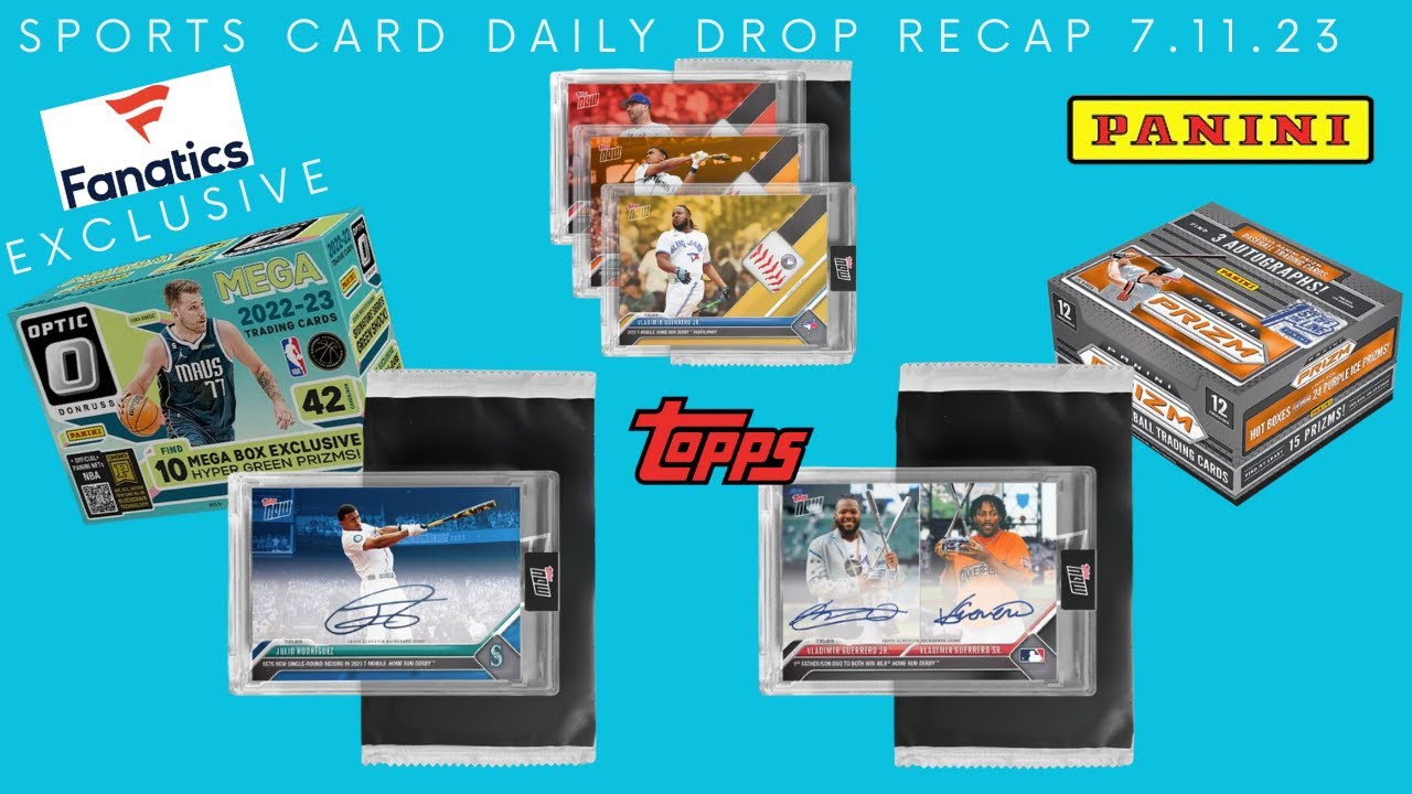 Sports Cards Daily Drop Recap 7.11.23 - YouTube