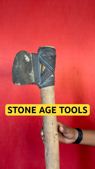 Making stone age tools/weapons |how to make stone age weapons #stone # ...