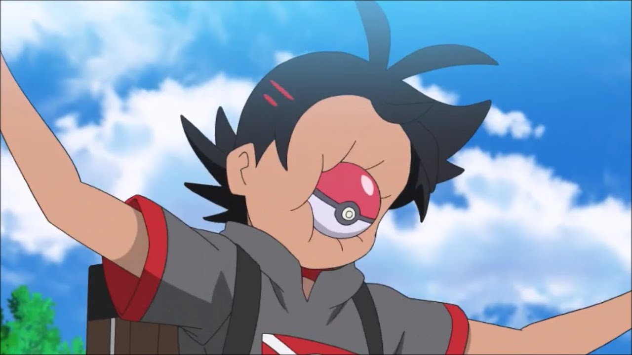 Pokemon Journeys - Goh Catches Himself - YouTube