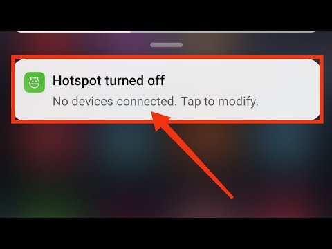 How To Fix Hotspot Turn Off No Devices Connected Tap To Modify ...