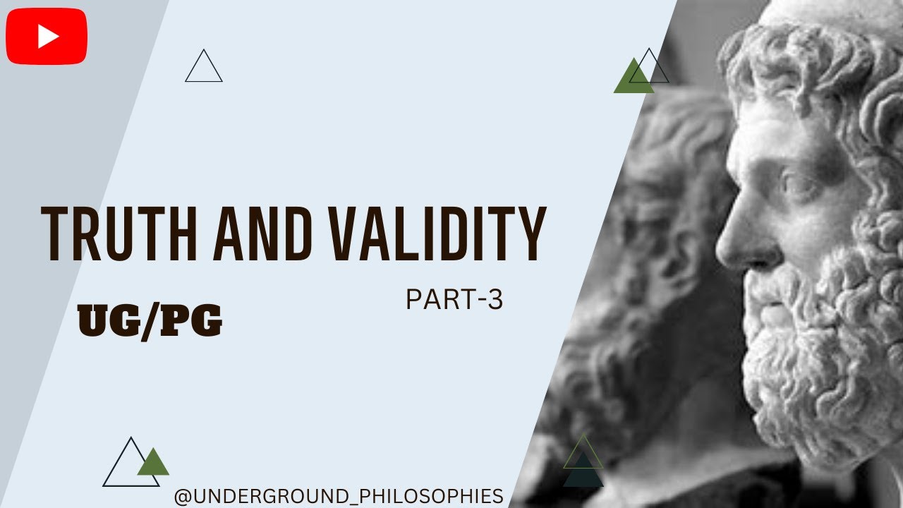 Truth and Validity|| UG & PG || UGC||#jnu #delhiuniversity #philosophy ...