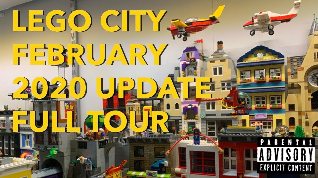 Epic Lego city update – February 2020 full moc tour - YouTube