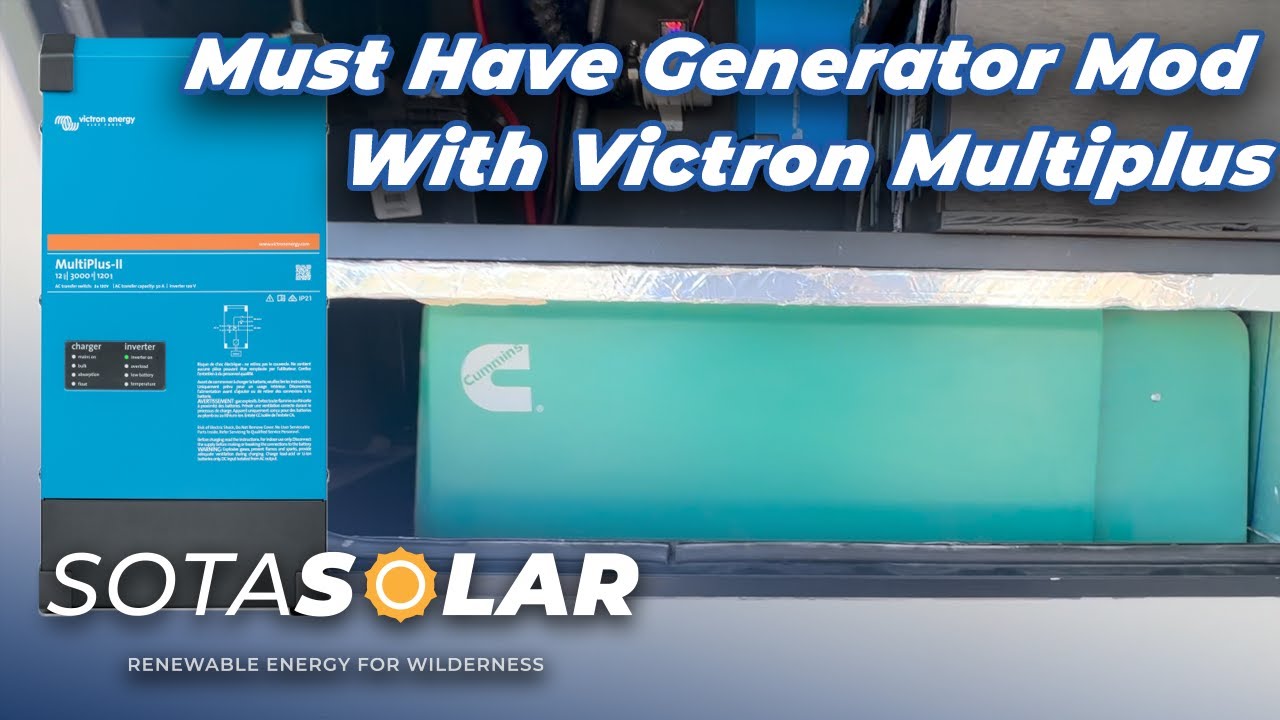 How to Get Full Power From Both Legs of RV Generator With Victron ...