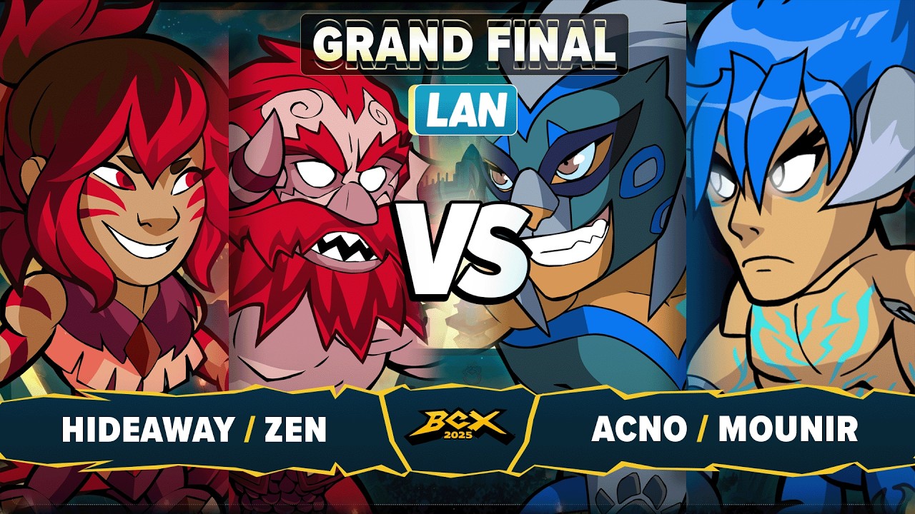 Hideaway & Zen vs Acno & Mounir - Grand Final - Brawlhalla World ...