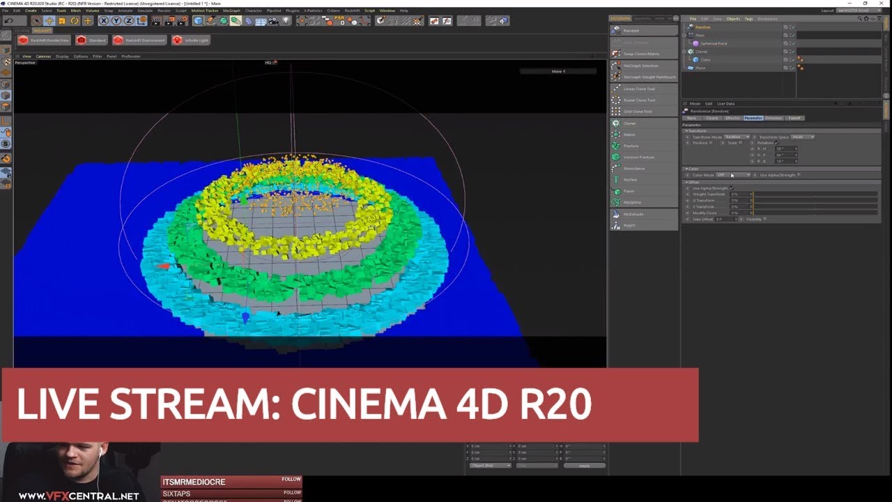 LIVE STREAM: CINEMA 4D R20 Features - YouTube