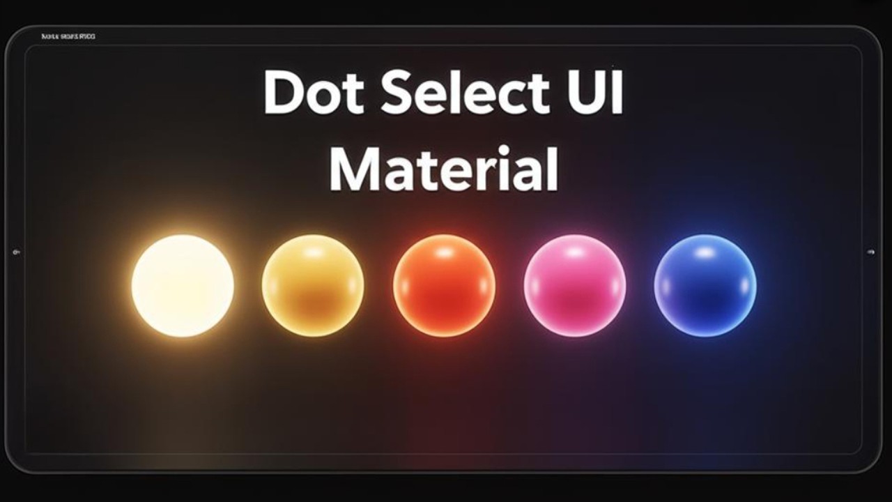 Unreal Engine 5 - Dynamic Dot Select UI Materials: Step-by-Step ...