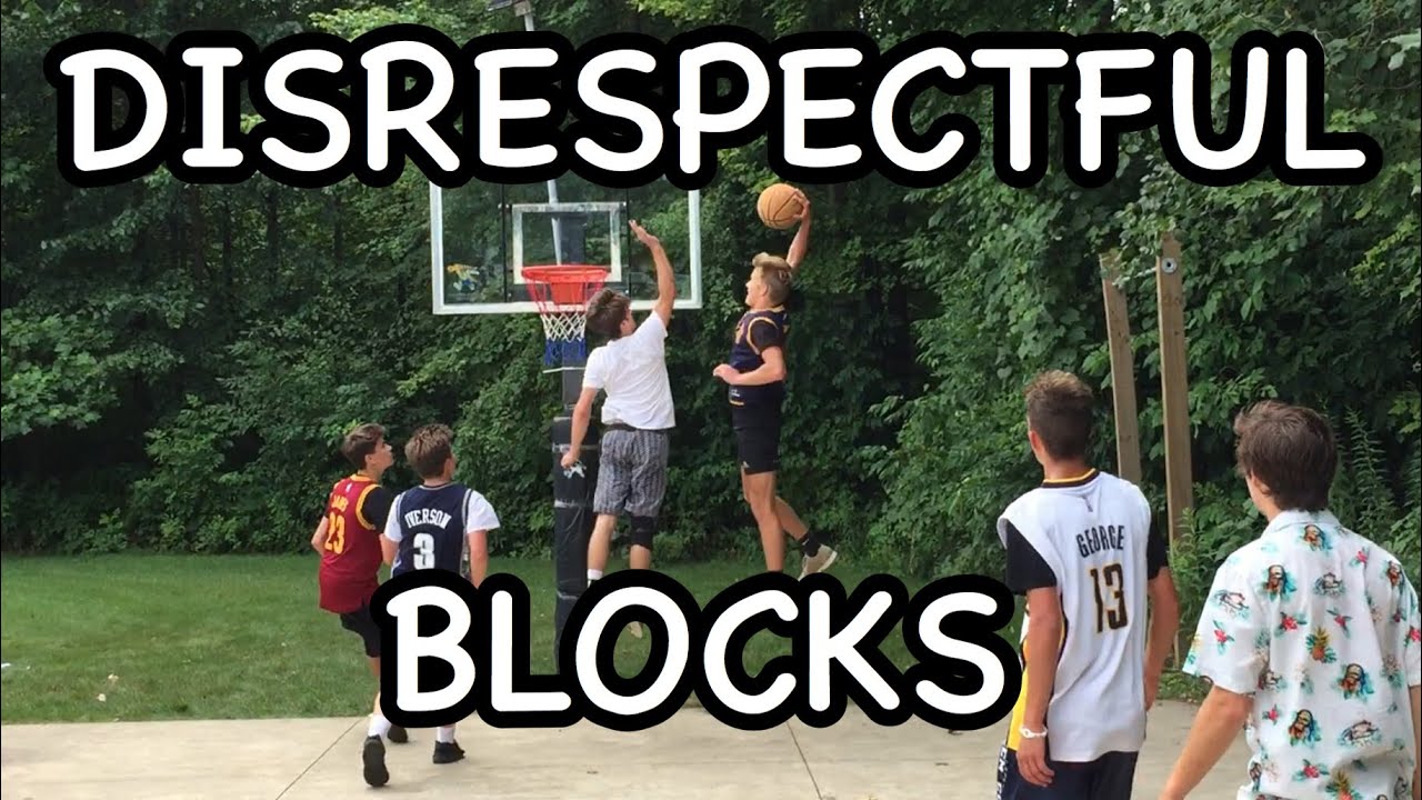 Backyard Basketball *CRAZY* Blocks Compilation! - YouTube