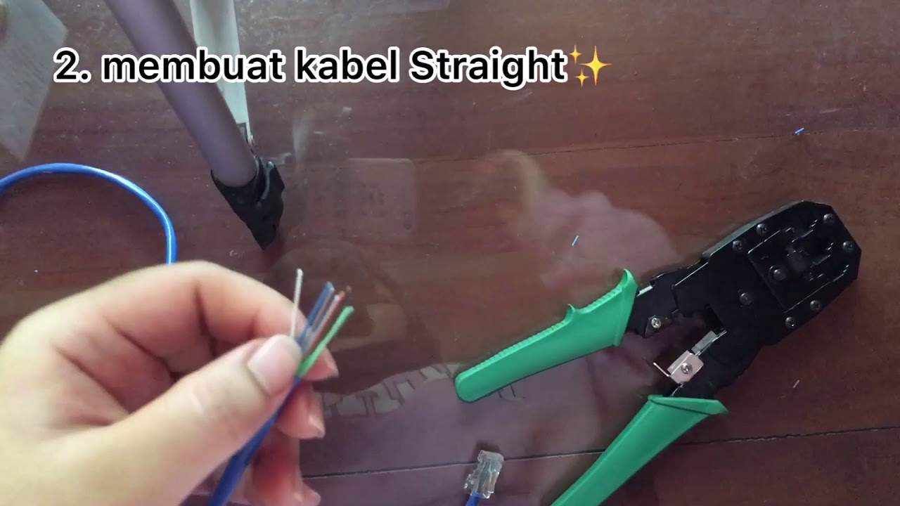 Crimping kabel UTP 'Straight & Crossover' - YouTube