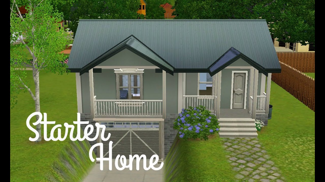 Sims 3 Starter House Plans