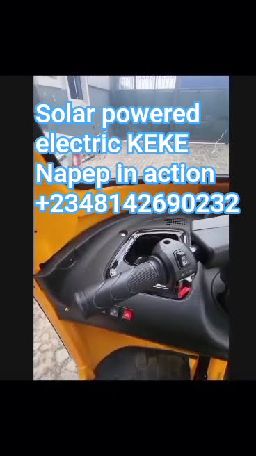 Our solar powered electric KEKE Napep in commercial usage ACTIONS ...