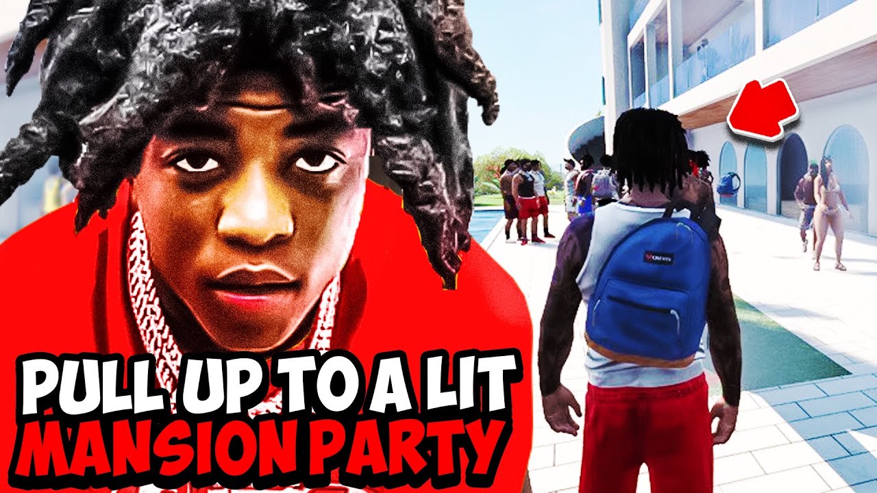 Yungeen Ace Pulled Up To A Lit Mansion Party😱| GTA RP | The Real Chi ...