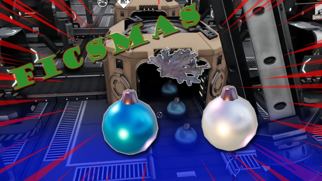 Satisfactory - Episode 22 - Ficsmas Build - Blue Ornaments and Tree ...